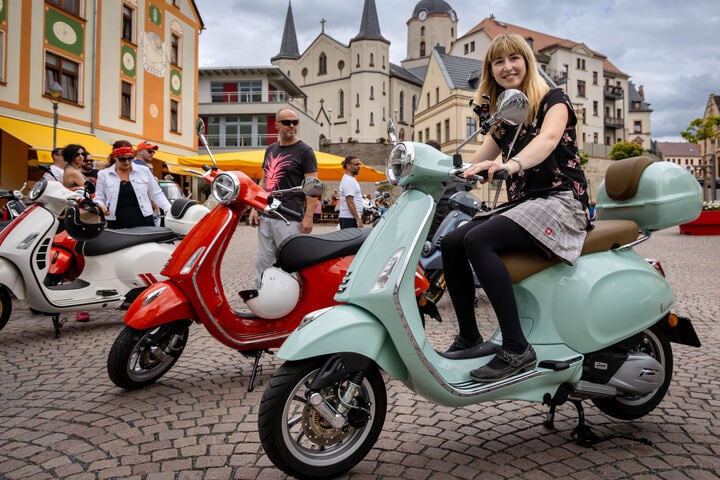 Meerane: Die Vespa vereint Anfänger und Experten
