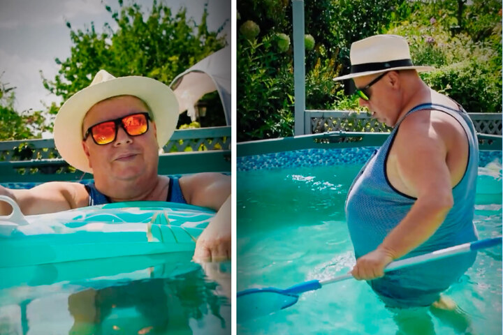 Michael Baumann und sein Pool: Ausnahmen und Tricks für den Gartensheriff