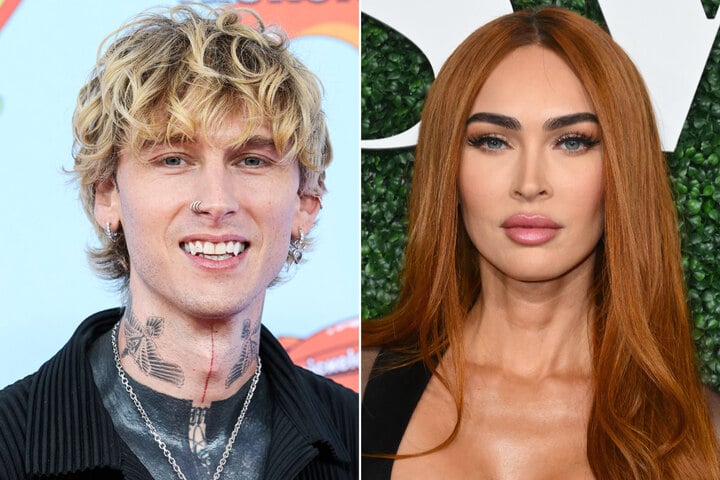 Megan Fox and Machine Gun Kelly jet off on family vacay with baby Saga