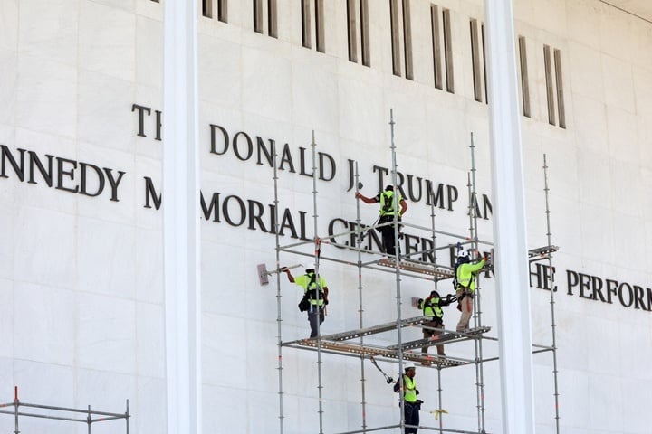 Judge rejects bid to halt removal of Trump's name from Kennedy Center ...