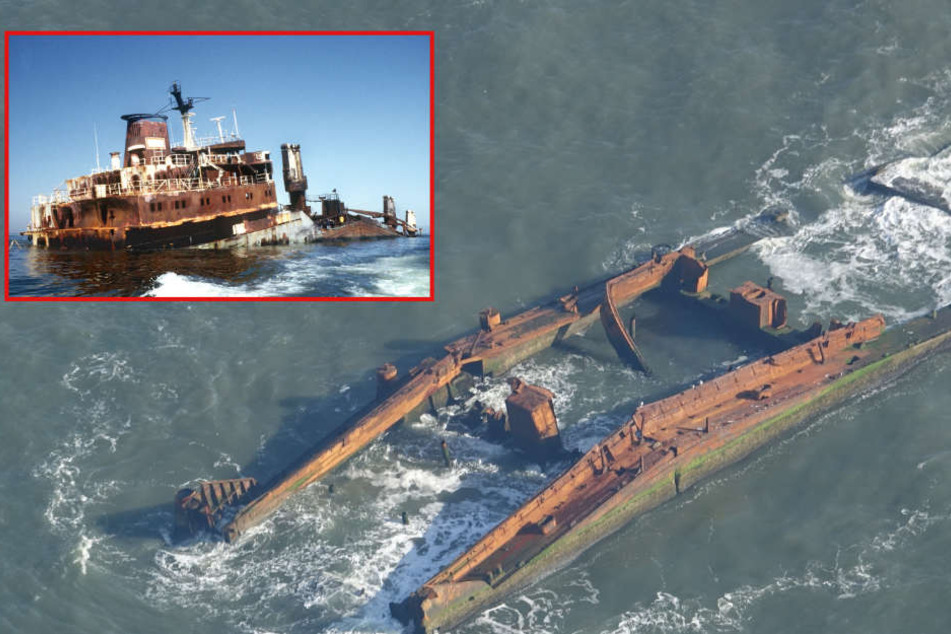 Dieses riesige Wrack liegt seit 20 Jahren vor Amrum | TAG24